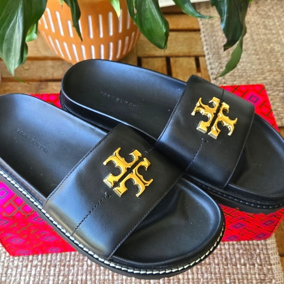 Tory Burch | Shoes | Tory Burch Everly Anatomic Lug Paris Nappa Slide ...